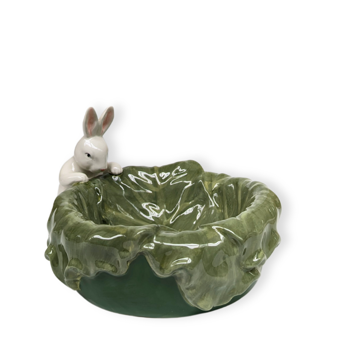 Bunny Cabbage Candy Dish | HOFFMAN'S Limited Edition New Stock Collectibles