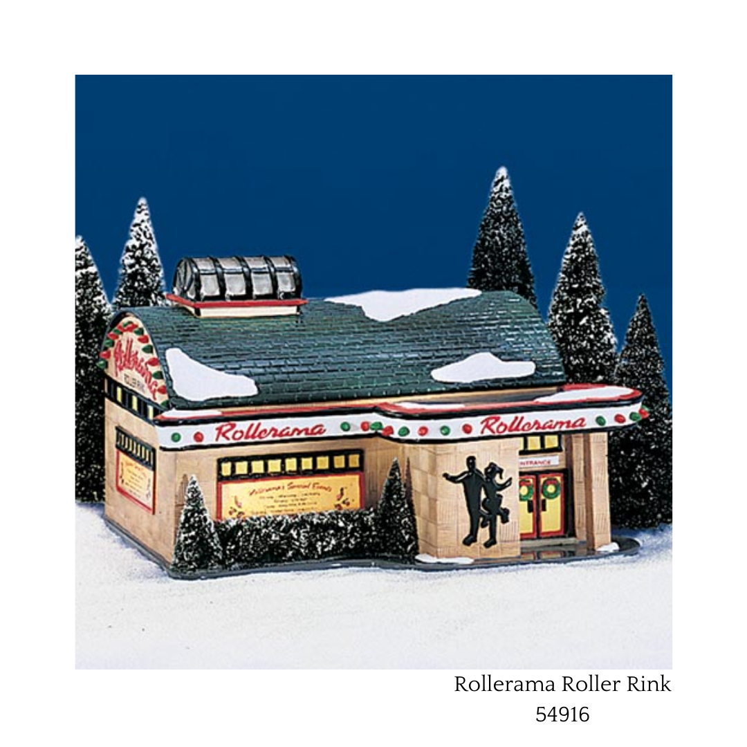 54916 - Department 56 Snow Village Rollerama Roller Rink | HOFFMAN'S ...