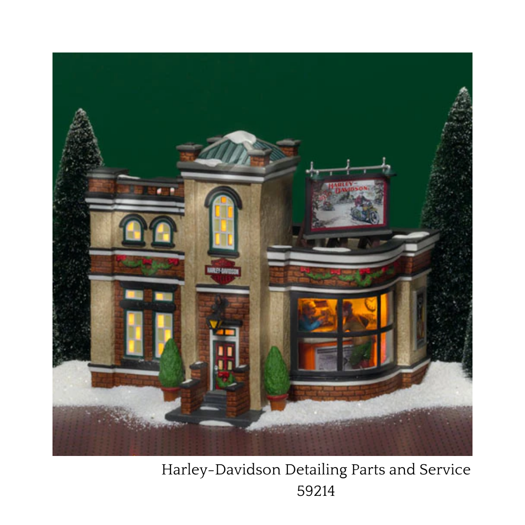 59214 Department 56 Christmas in the City Harley-Davidson Detailing ...