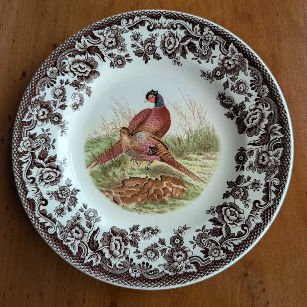 Spode Woodland Salad Plate - Pheasant | HOFFMAN'S Limited Edition New ...